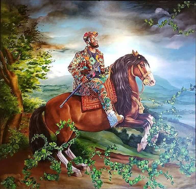 Kehinde Wiley Paintings - The African American Portrait Artist