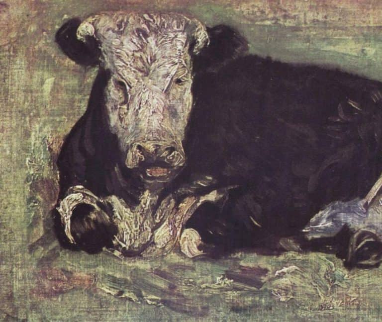 "Lying Cow" by Vincent van Gogh - A Painting Analysis
