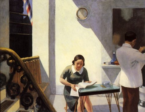 "Soir Bleu" by Edward Hopper - A Deeply Psychological Artwork