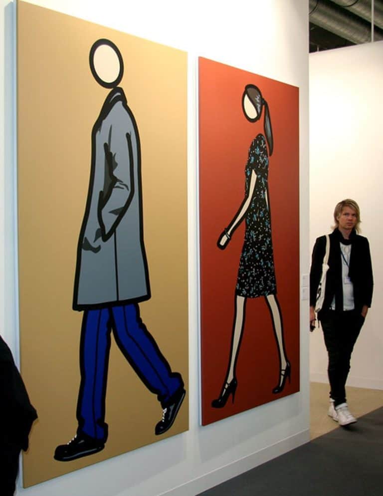 Julian Opie - Graphic Minimalism in Contemporary Art