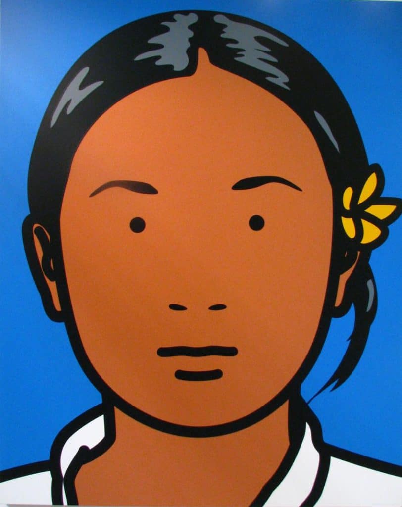 Julian Opie - Graphic Minimalism in Contemporary Art
