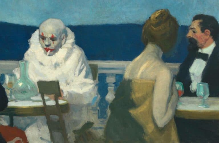 "Soir Bleu" by Edward Hopper - A Deeply Psychological Artwork