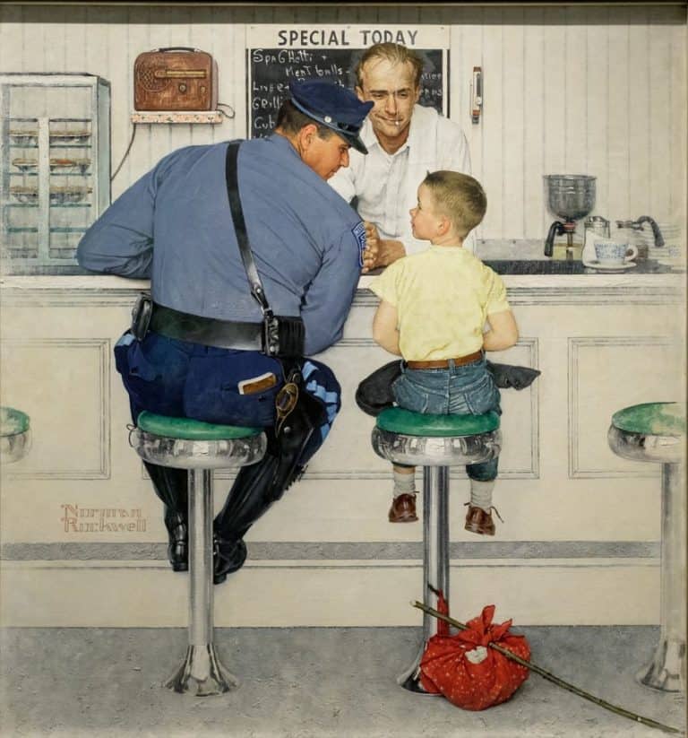 "The Runaway" by Norman Rockwell - A Famous Artwork Analysis