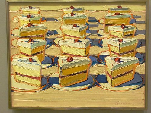 "Cakes" by Wayne Thiebaud - The Art of Dessert