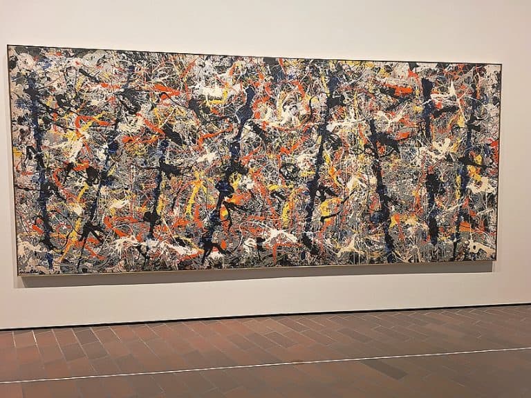 "Blue Poles" by Jackson Pollock - A Masterpiece of Motion
