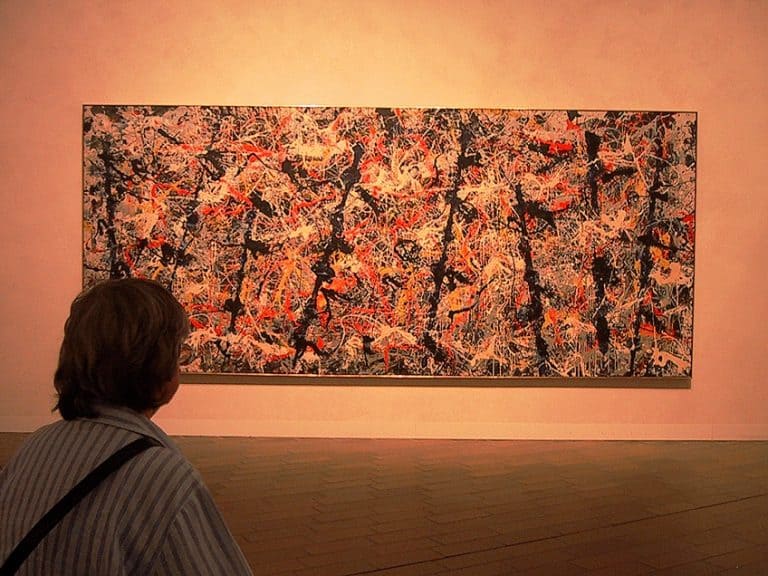 "Blue Poles" by Jackson Pollock - A Masterpiece of Motion