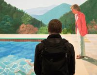 "Portrait of an Artist" by David Hockney - A Poolside Masterpiece