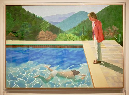 "Portrait of an Artist" by David Hockney - A Poolside Masterpiece