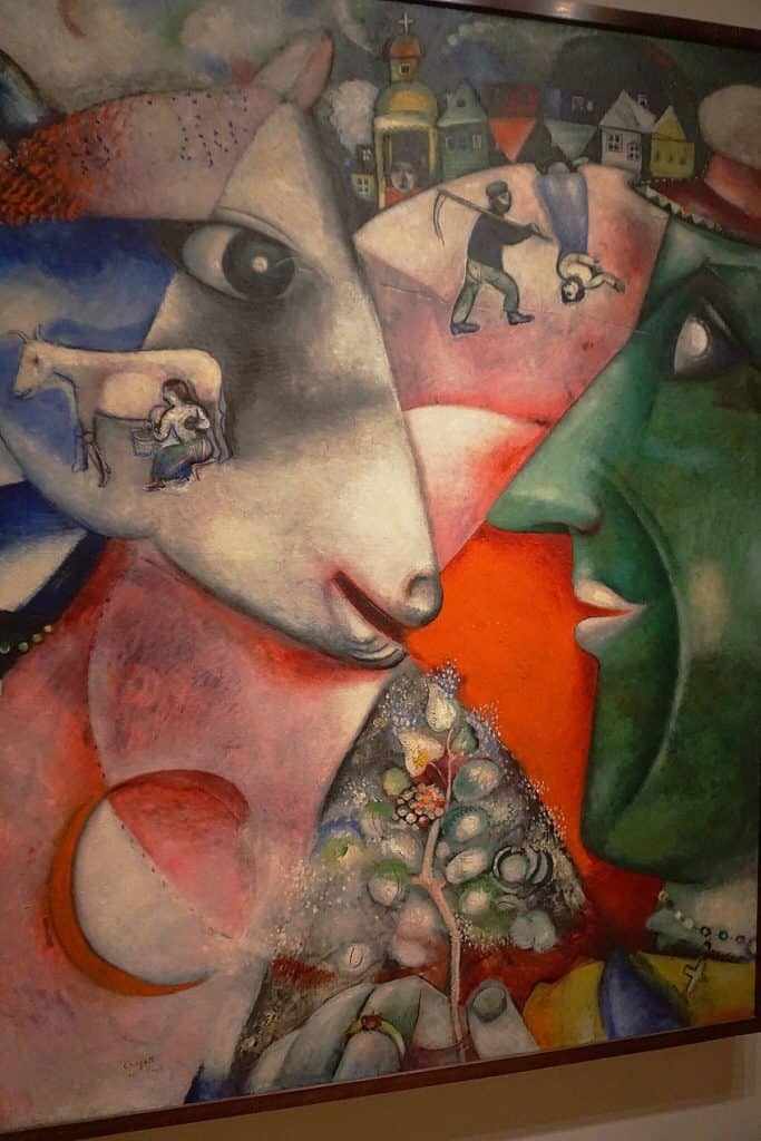 "I and the Village" by Marc Chagall - A Whimsical Artwork