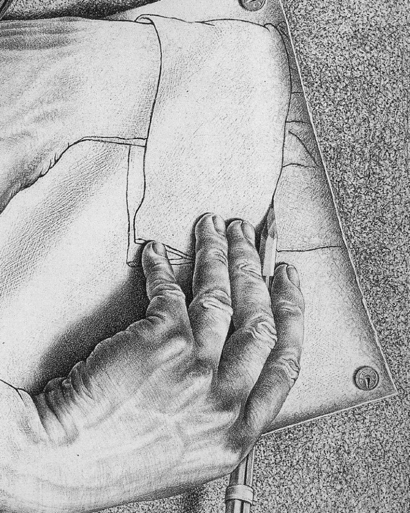 "Drawing Hands" by Maurits Cornelis Escher - An Analysis