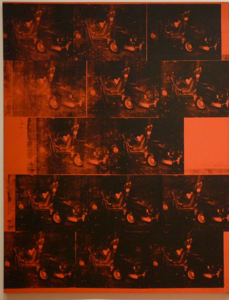 "Orange Car Crash Fourteen Times" by Andy Warhol - An Analysis