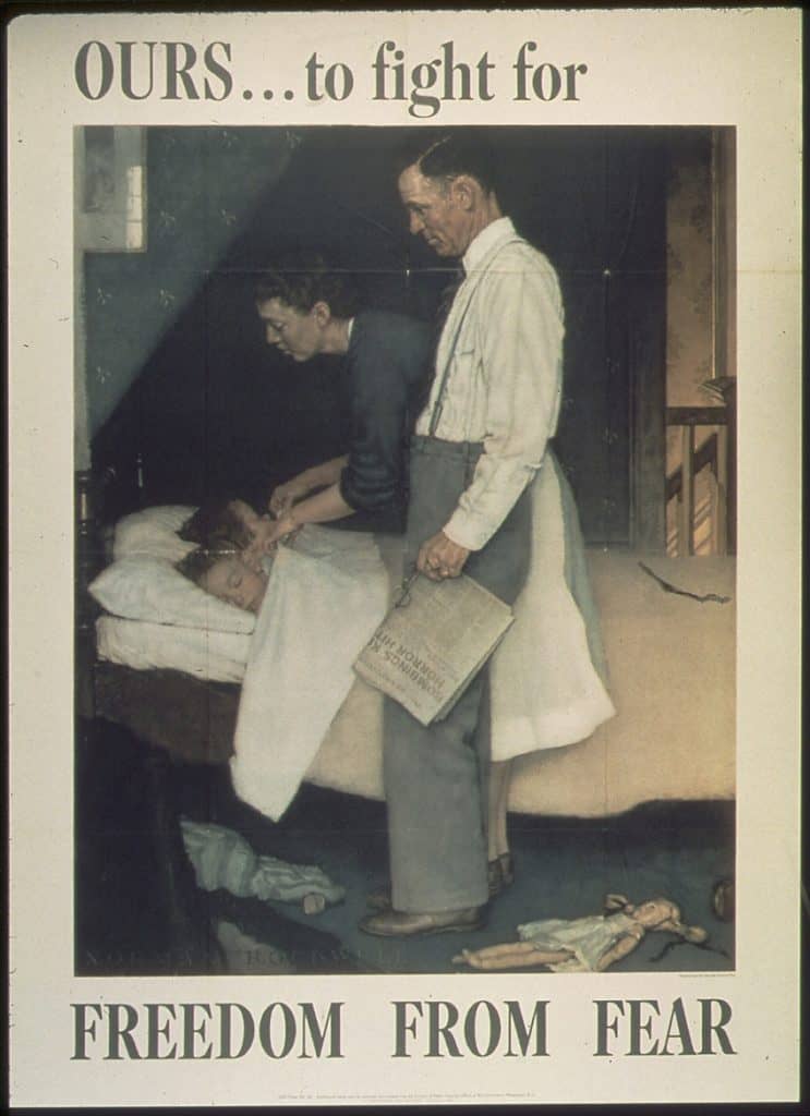 "Freedom from Fear" by Norman Rockwell - A Vision of Security