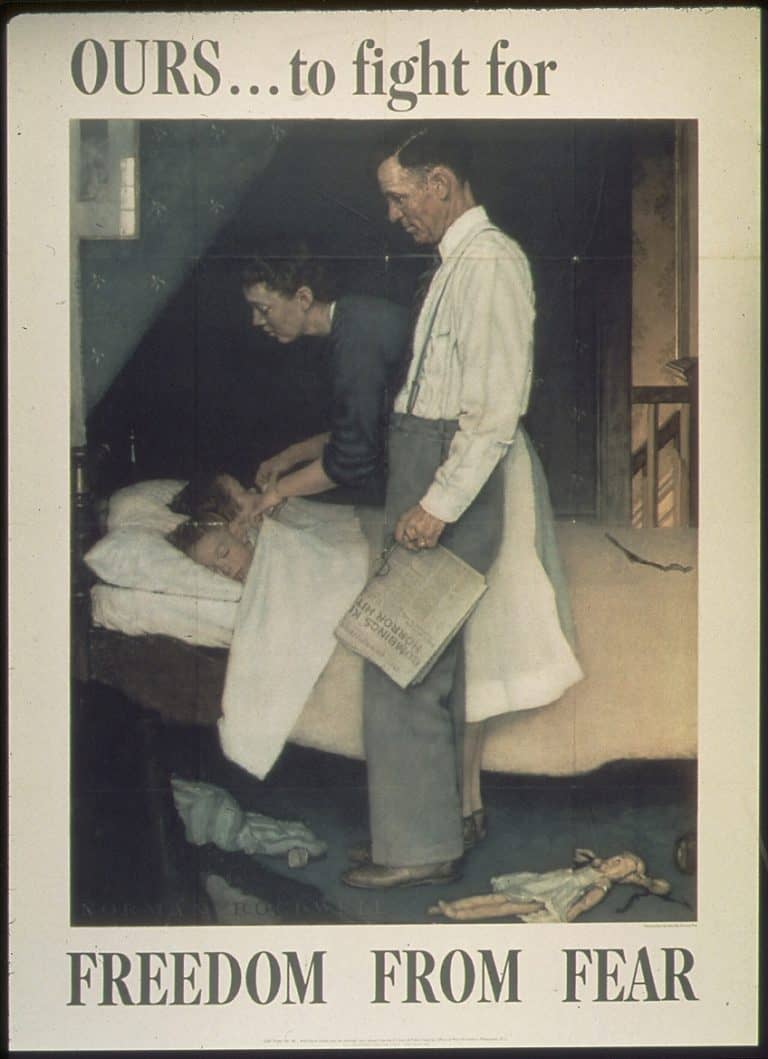 "Freedom from Fear" by Norman Rockwell - A Vision of Security