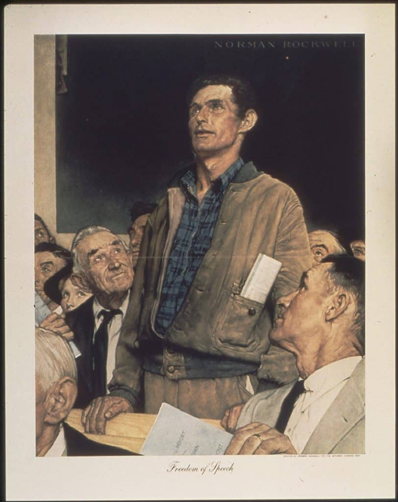 "Freedom from Fear" by Norman Rockwell - A Vision of Security