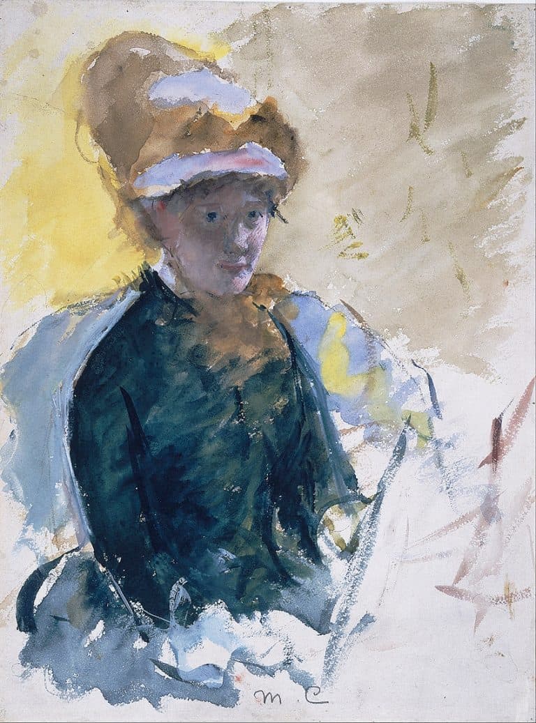 "Self-Portrait" by Mary Cassatt - An Analysis in Pastels