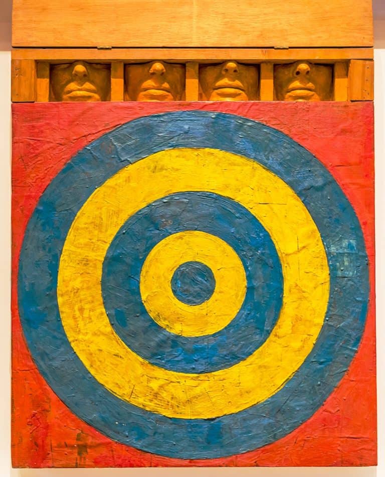 "Target with Four Faces" by Jasper Johns - Artistry in Aim