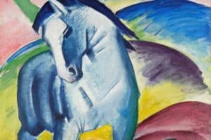 "Blue Horse I" by Franz Marc - The Power of Blue