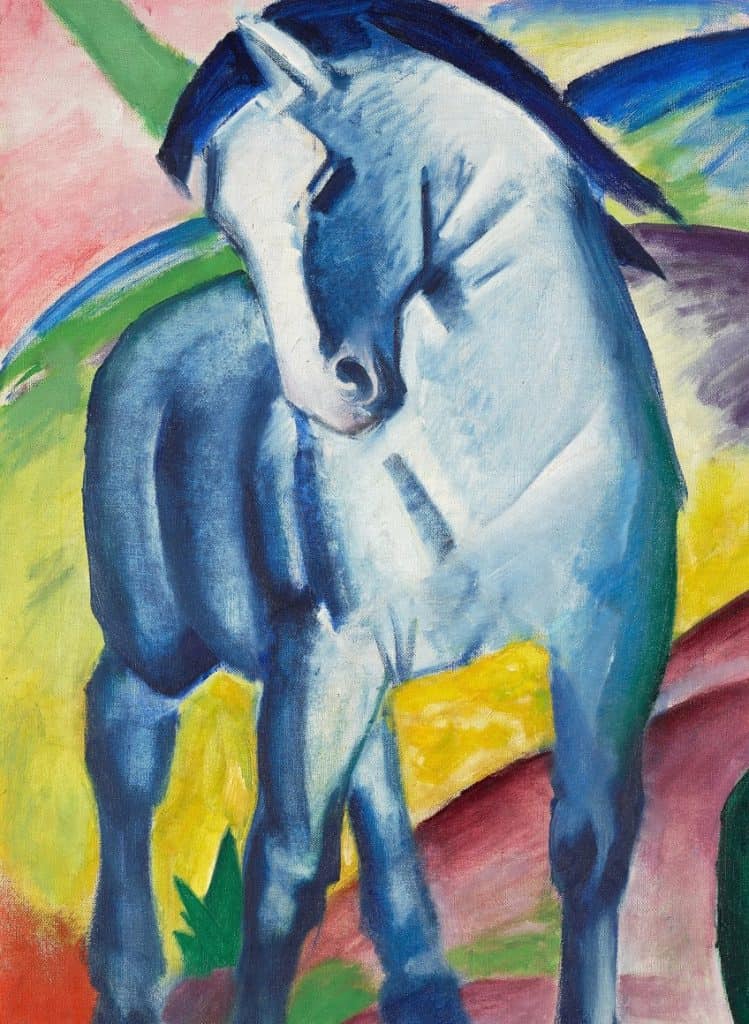 "Blue Horse I" by Franz Marc - The Power of Blue