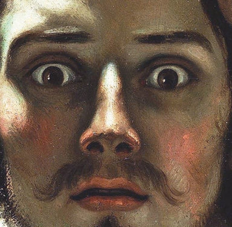 "The Desperate Man" by Gustave Courbet - A Masterpiece